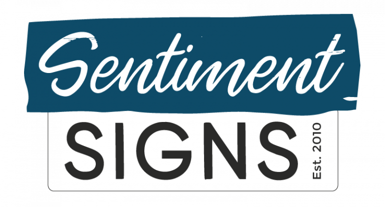 Wooden Signs | Sentiment Signs
