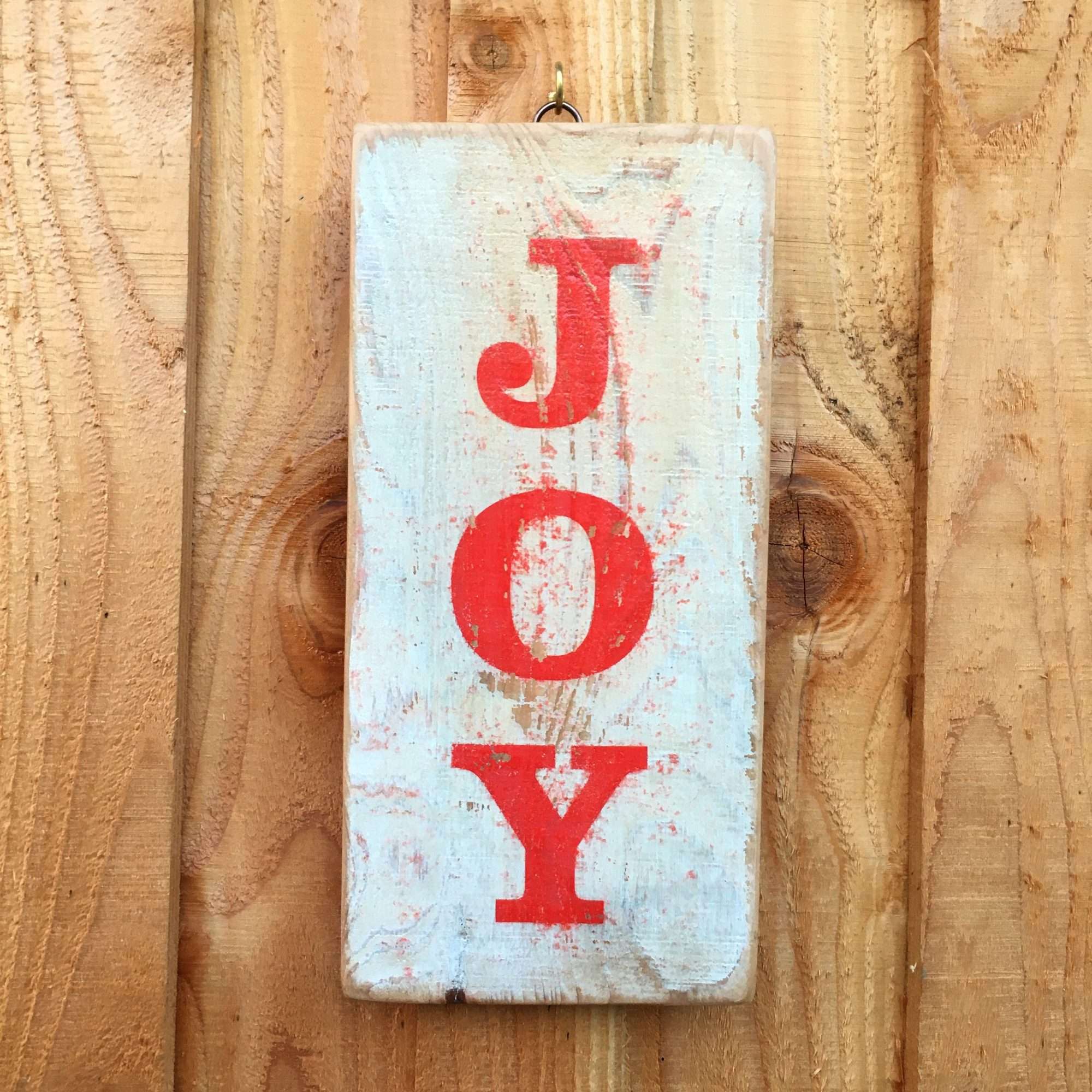Joy - Wooden Christmas Sign | Sentiment Signs